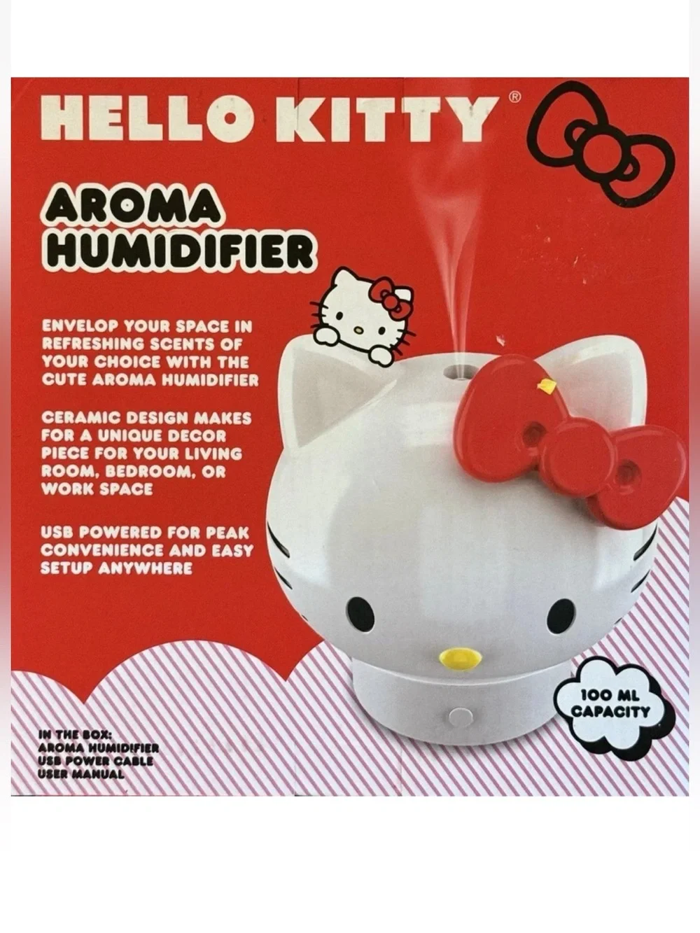 Hello Kitty | Other | Hello Kitty Mini Humidifier Usb Cool Mist ...